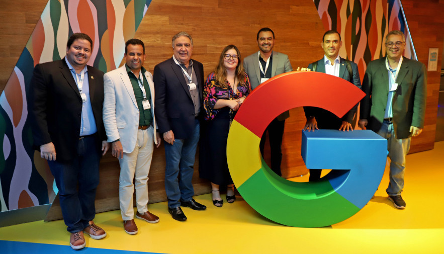 Governador Wanderlei Barbosa visita sede da empresa Google para ...